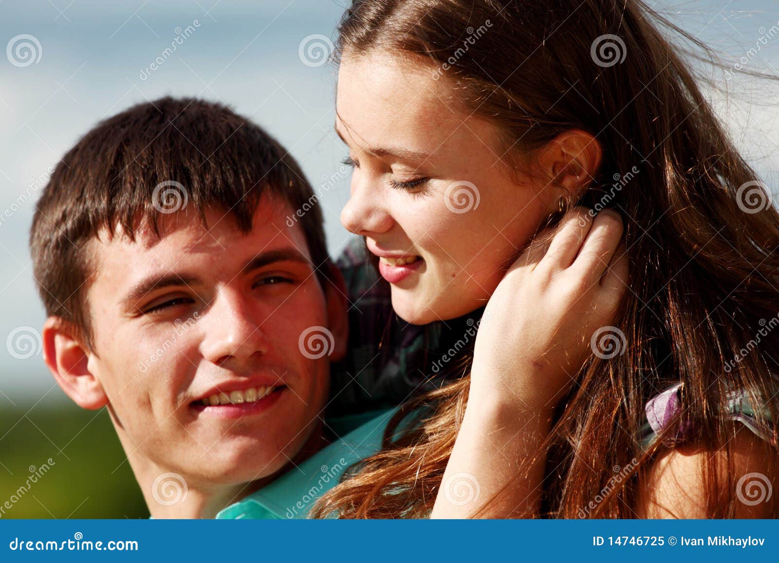 Lovers hug stock image. Image of beautiful, embracing - 14746725