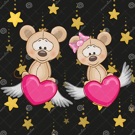 Lovers Mouse stock vector. Illustration of greeting, beautiful - 41998176