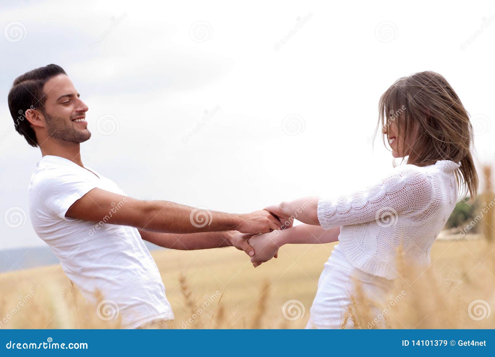 Lovers in open place stock image. Image of beauty, park - 14101379