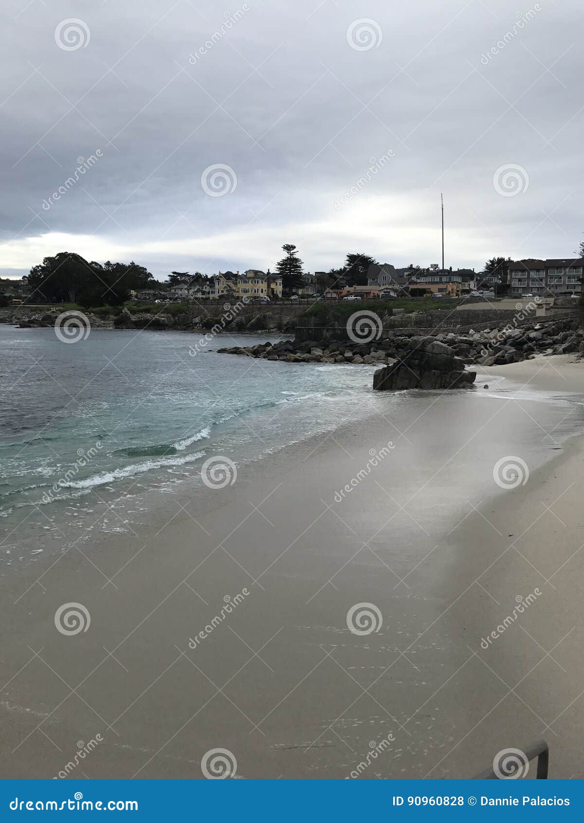 Lovers Point stock photo. Image of cloud, wave, river - 90960828
