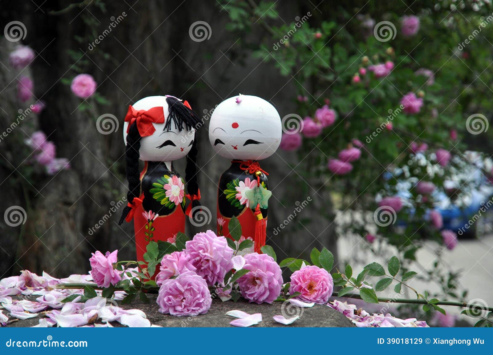 Lovers with rose stock image. Image of blossom, botanic - 39018129