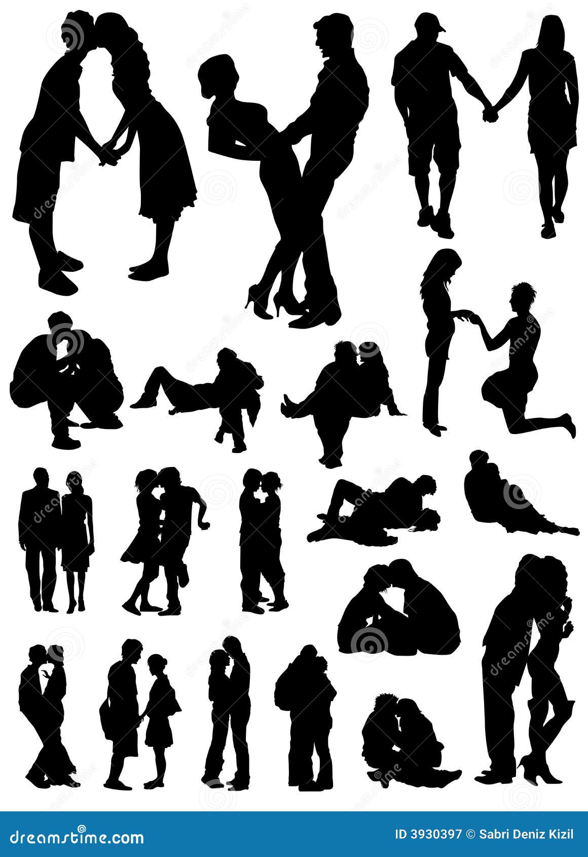 Lovers vector stock vector. Illustration of lover, romance - 3930397