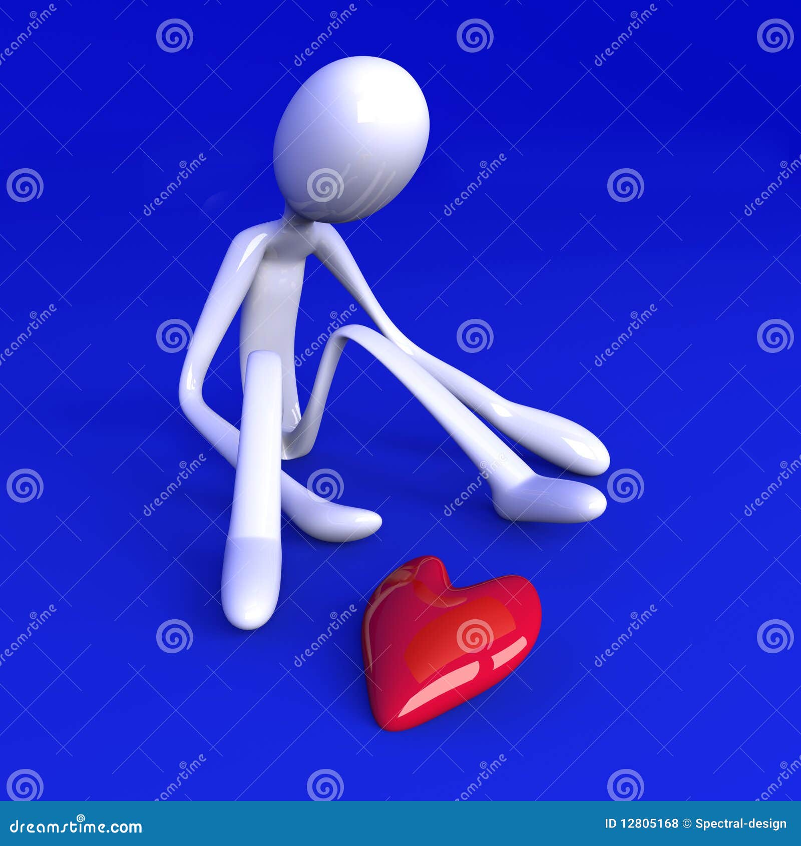 Lovesick stock illustration. Illustration of lovers, lovesick - 12805168