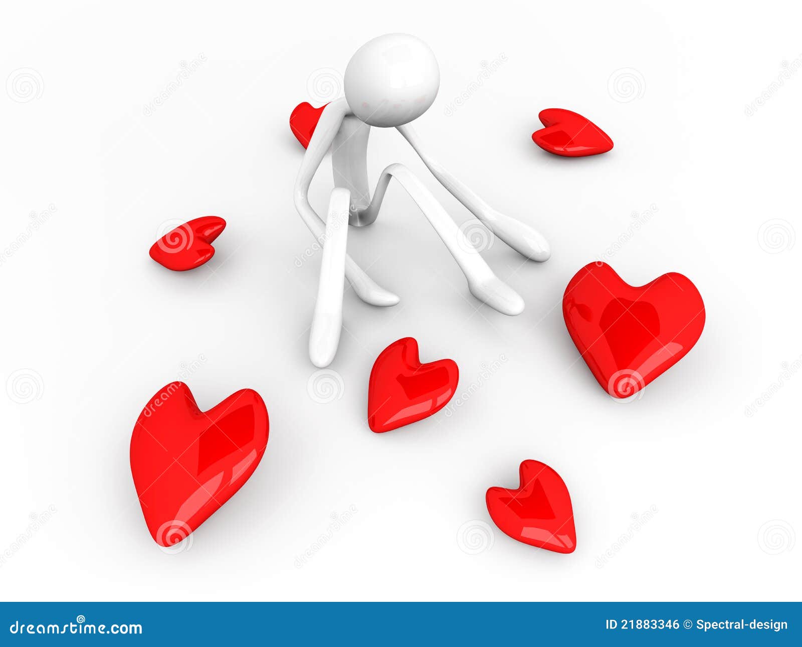 Lovesick stock illustration. Illustration of lovers, lovesick - 21883346