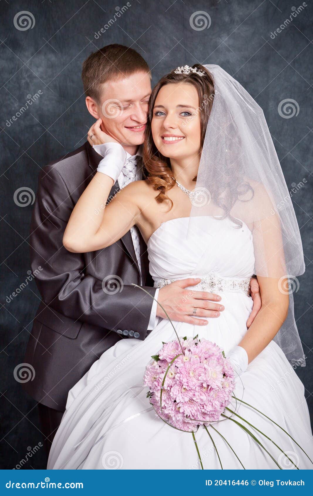 Loving bride and groom stock photo. Image of newlywed - 20416446