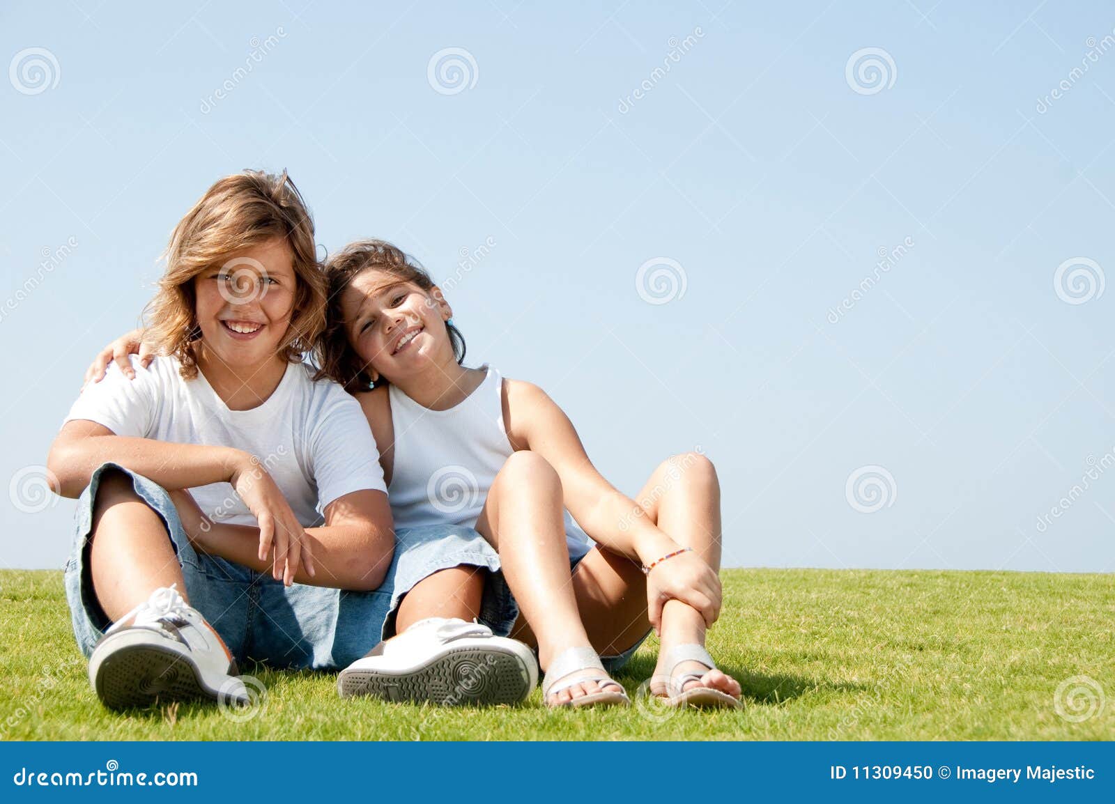 Loving children stock photo. Image of beautiful, relaxed - 11309450