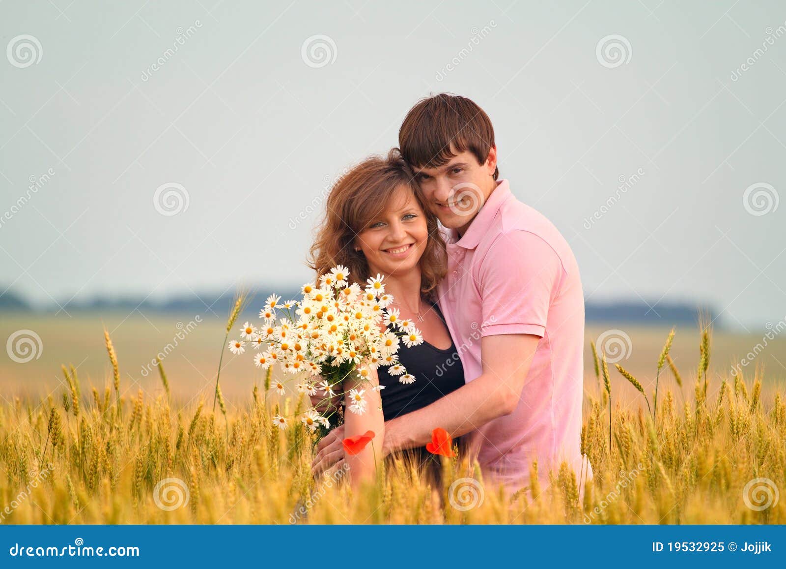 Loving couple stock image. Image of sunny, romantic, young - 19532925