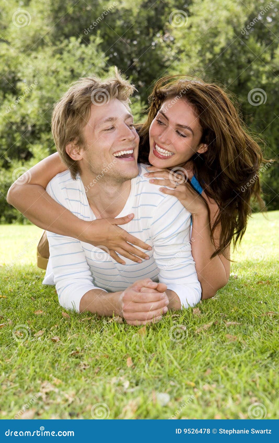Loving couple stock photo. Image of handsome, nature, love - 9526478