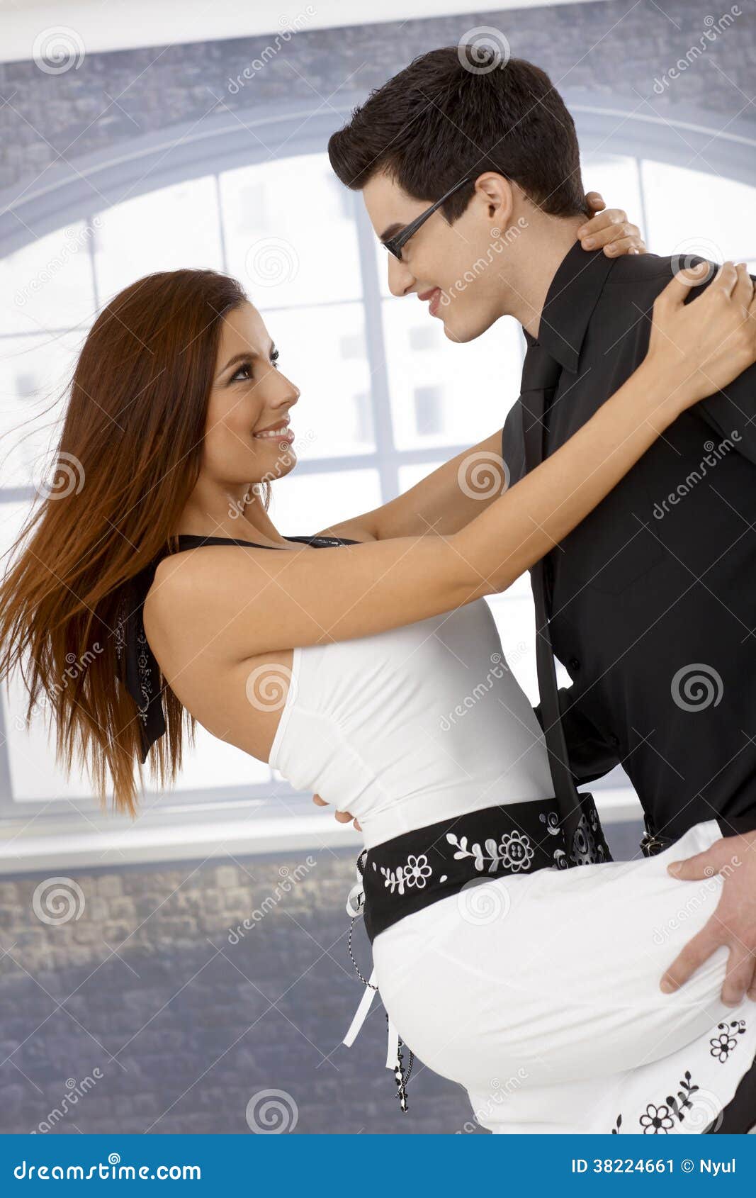 Loving couple dancing stock image. Image of european - 38224661