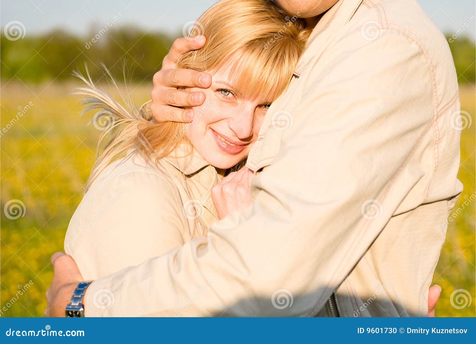 The loving couple embraces stock photo. Image of feeling - 9601730