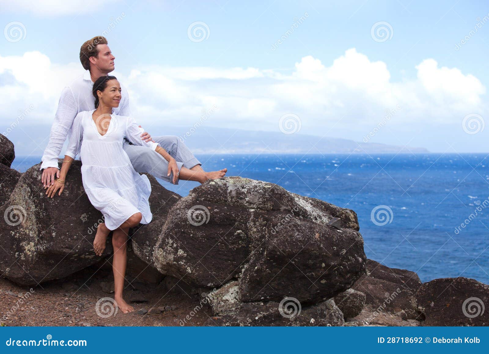 Loving couple in Paradise stock photo. Image of lifestyle - 28718692