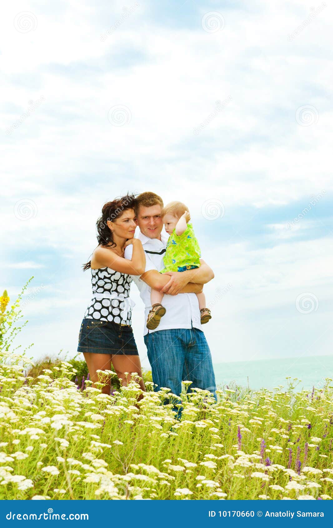 Loving family stock photo. Image of child, female, male - 10170660
