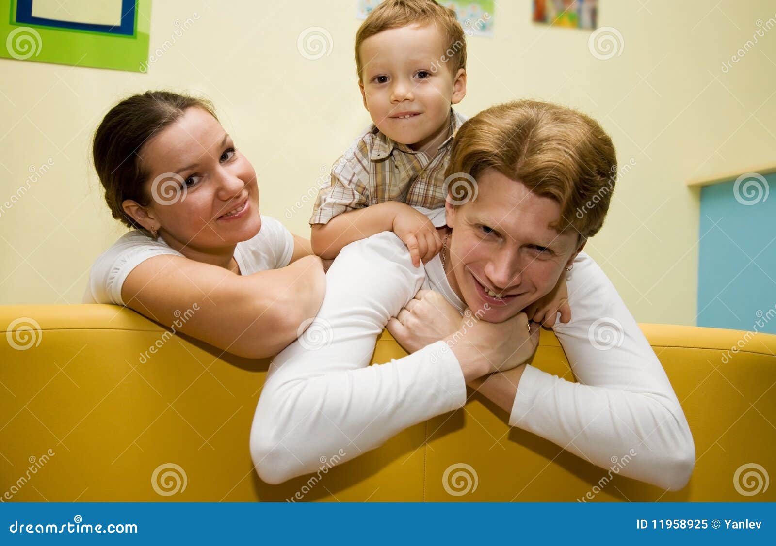 Loving family stock image. Image of positively, female - 11958925