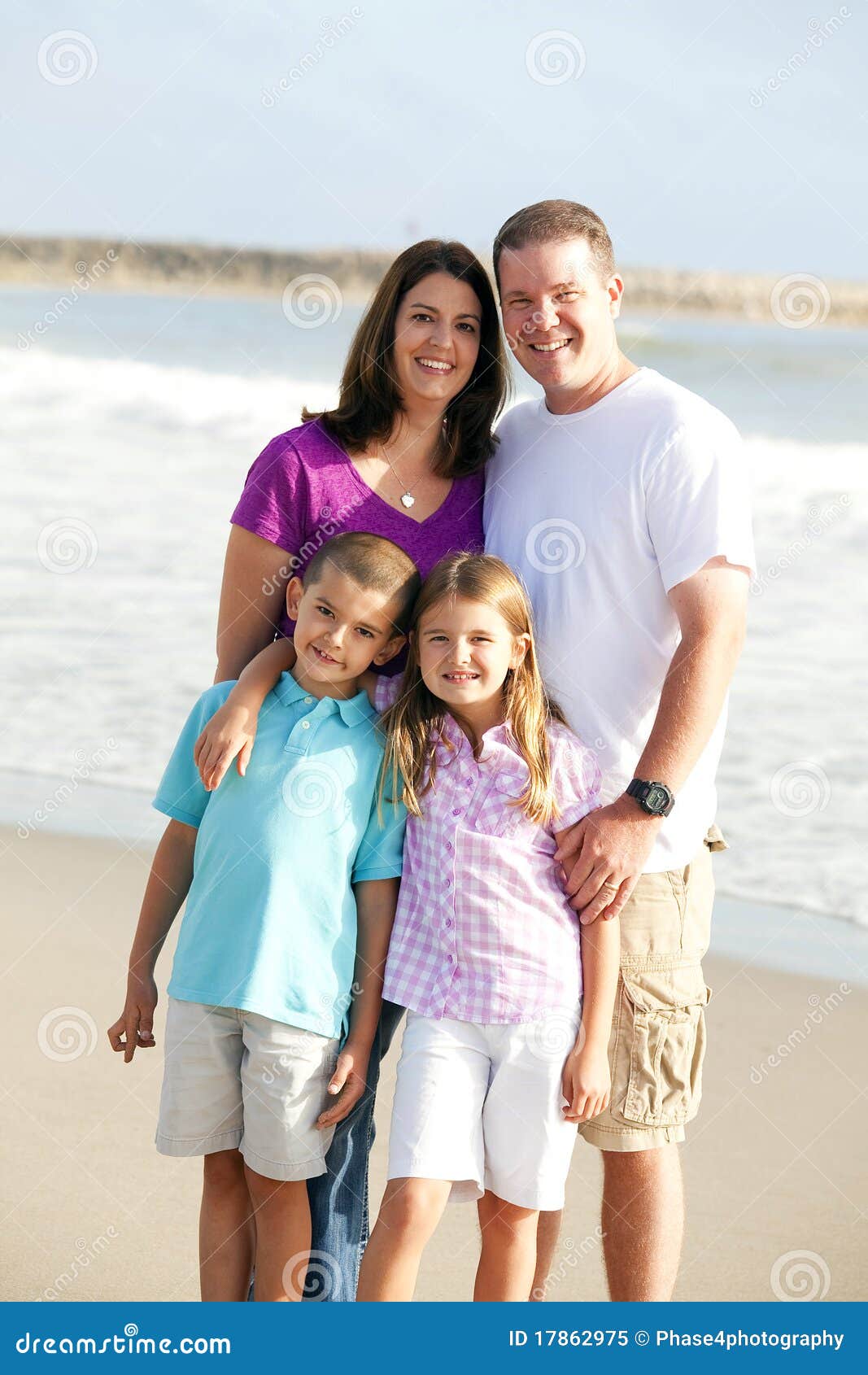 Loving family stock image. Image of offspring, beauty - 17862975