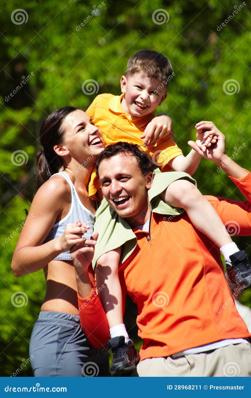 Loving family stock image. Image of outdoors, lovely - 28968211