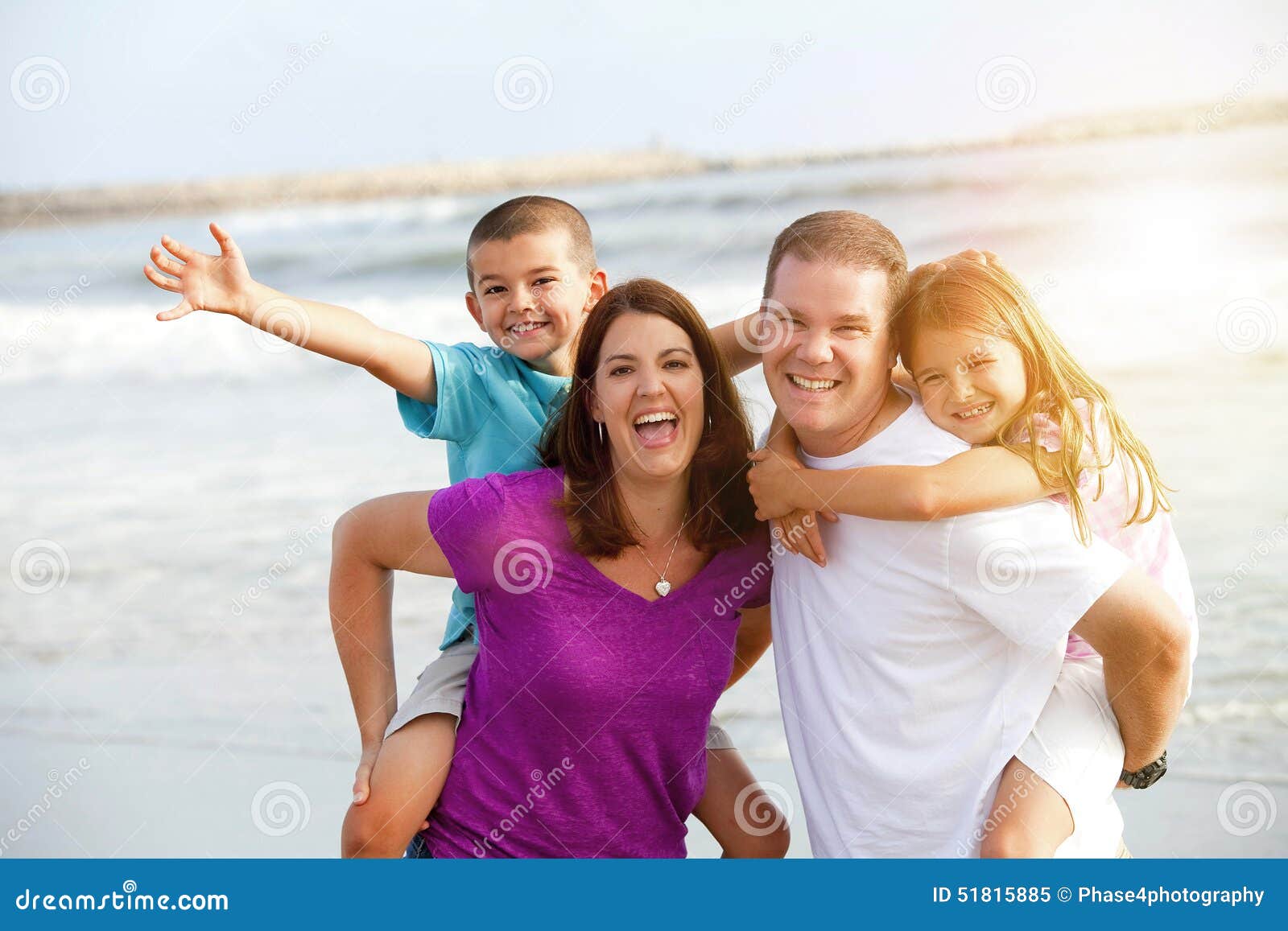 Loving family stock image. Image of offspring, beauty - 51815885