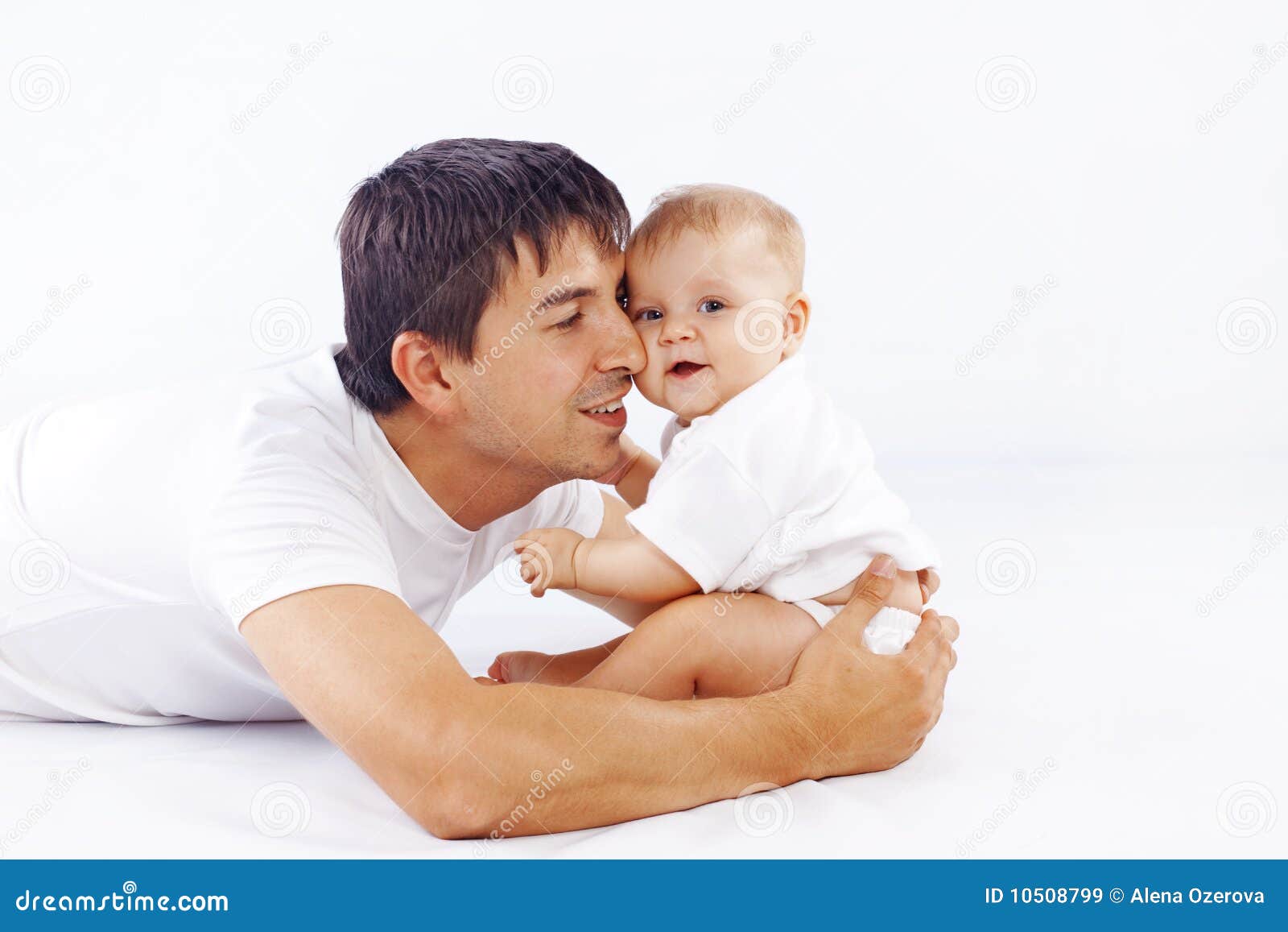 Loving father stock image. Image of daughter, white, parent - 10508799