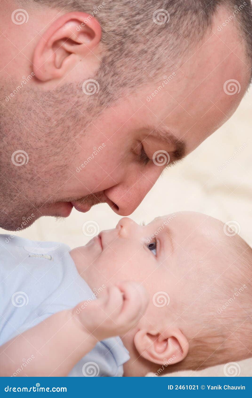 Loving father stock image. Image of baby, generation, emotion - 2461021