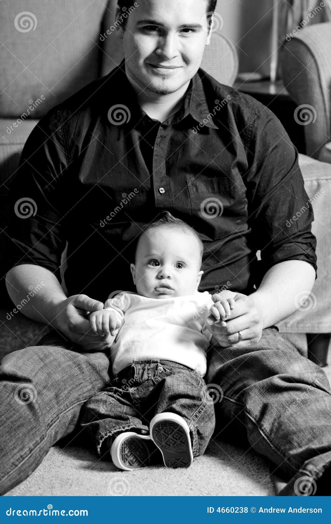 Loving Father stock photo. Image of intimate, home, family - 4660238