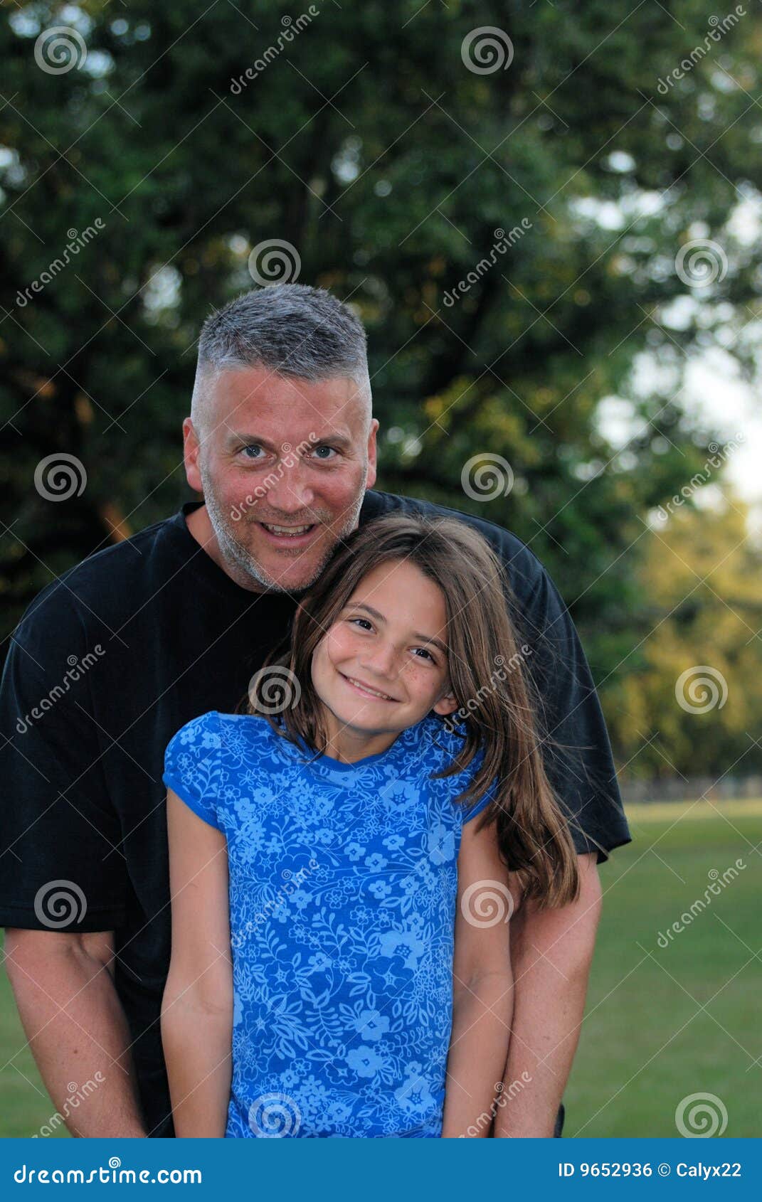 Loving Father stock photo. Image of daughter, park, recreation - 9652936