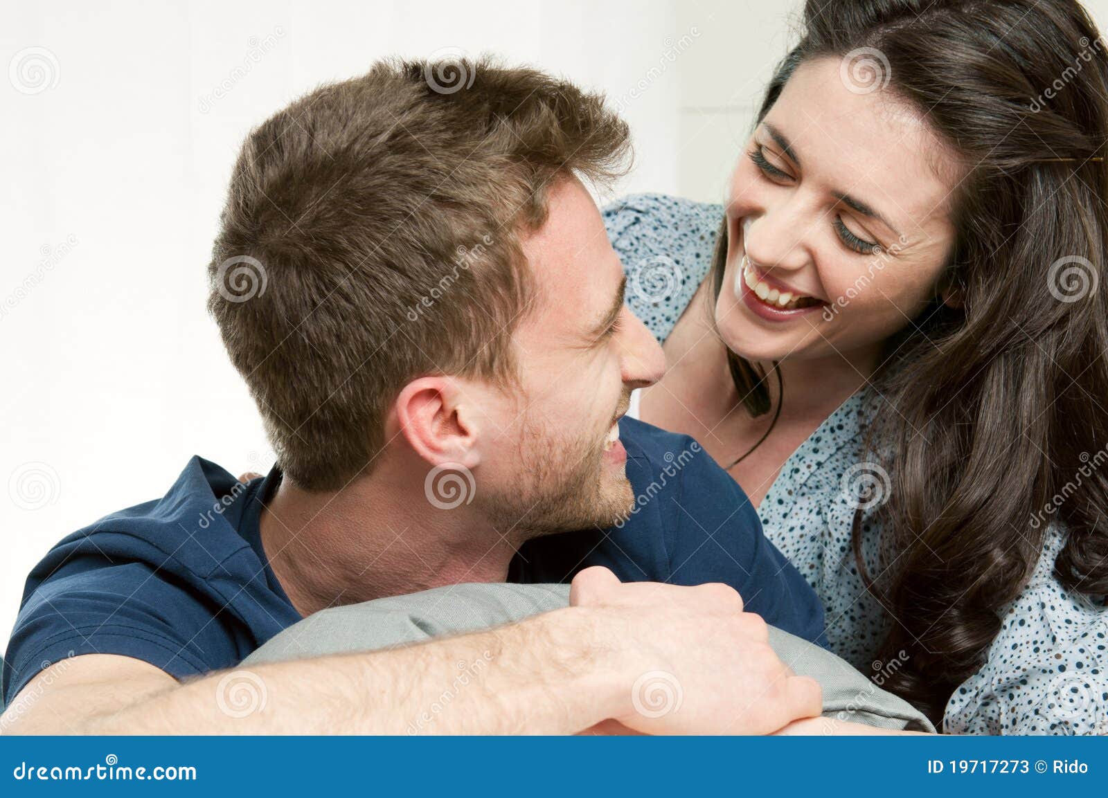 Loving laughing couple stock image. Image of living, enjoy - 19717273