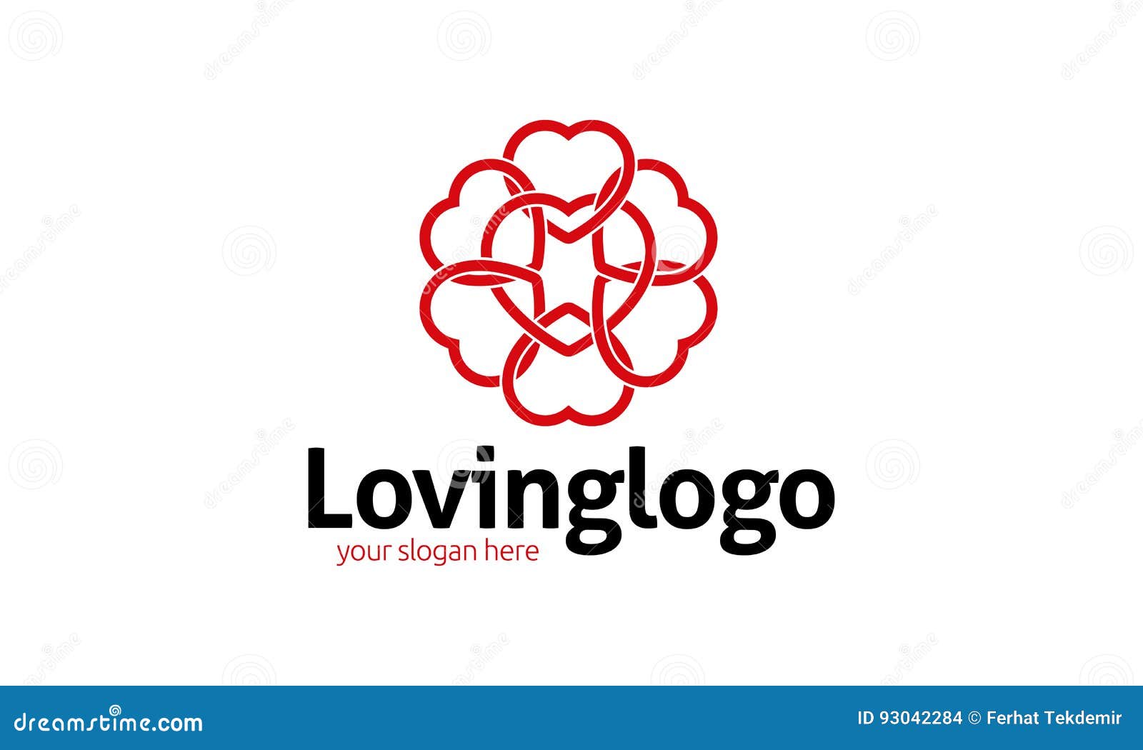 Loving Logo stock vector. Illustration of romantic, mark - 93042284