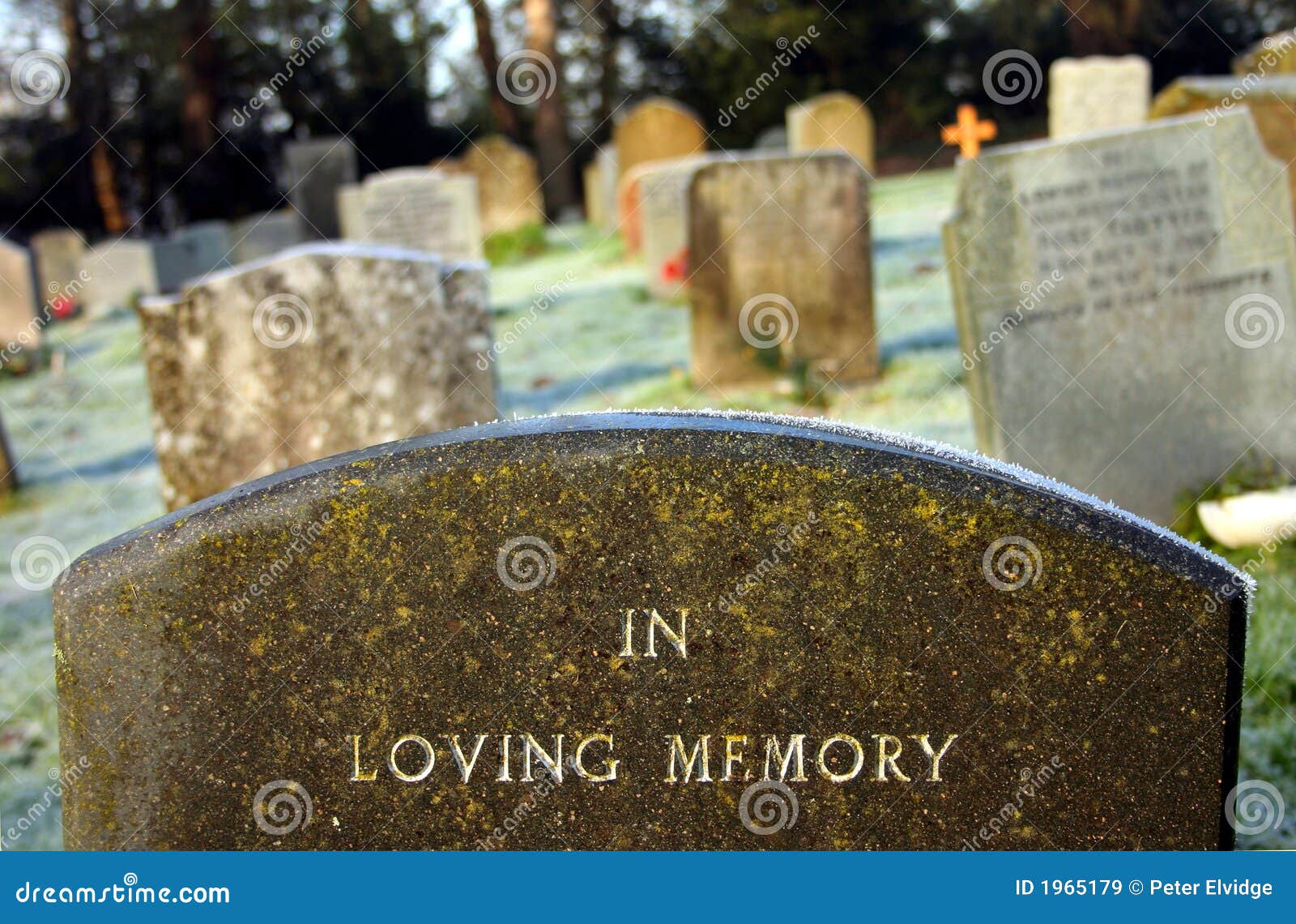 In Loving Memory stock image. Image of loss, loving, grave - 1965179