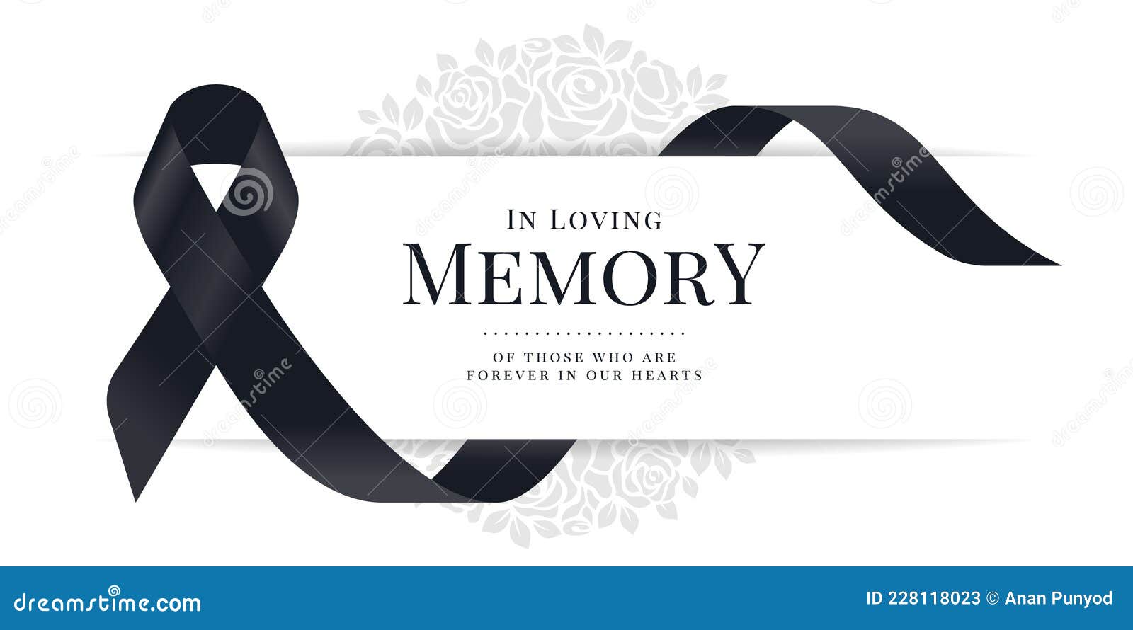 In Loving Memory Of Those Who Are Forever In Our Hearts Text And Black