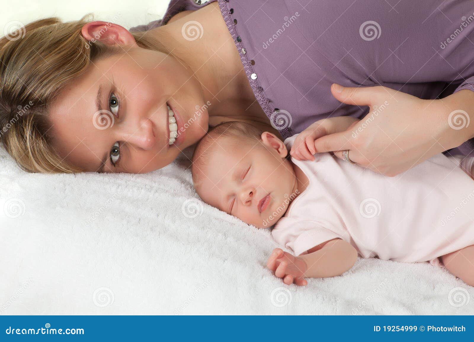 Loving mother stock image. Image of dream, closeup, relax - 19254999