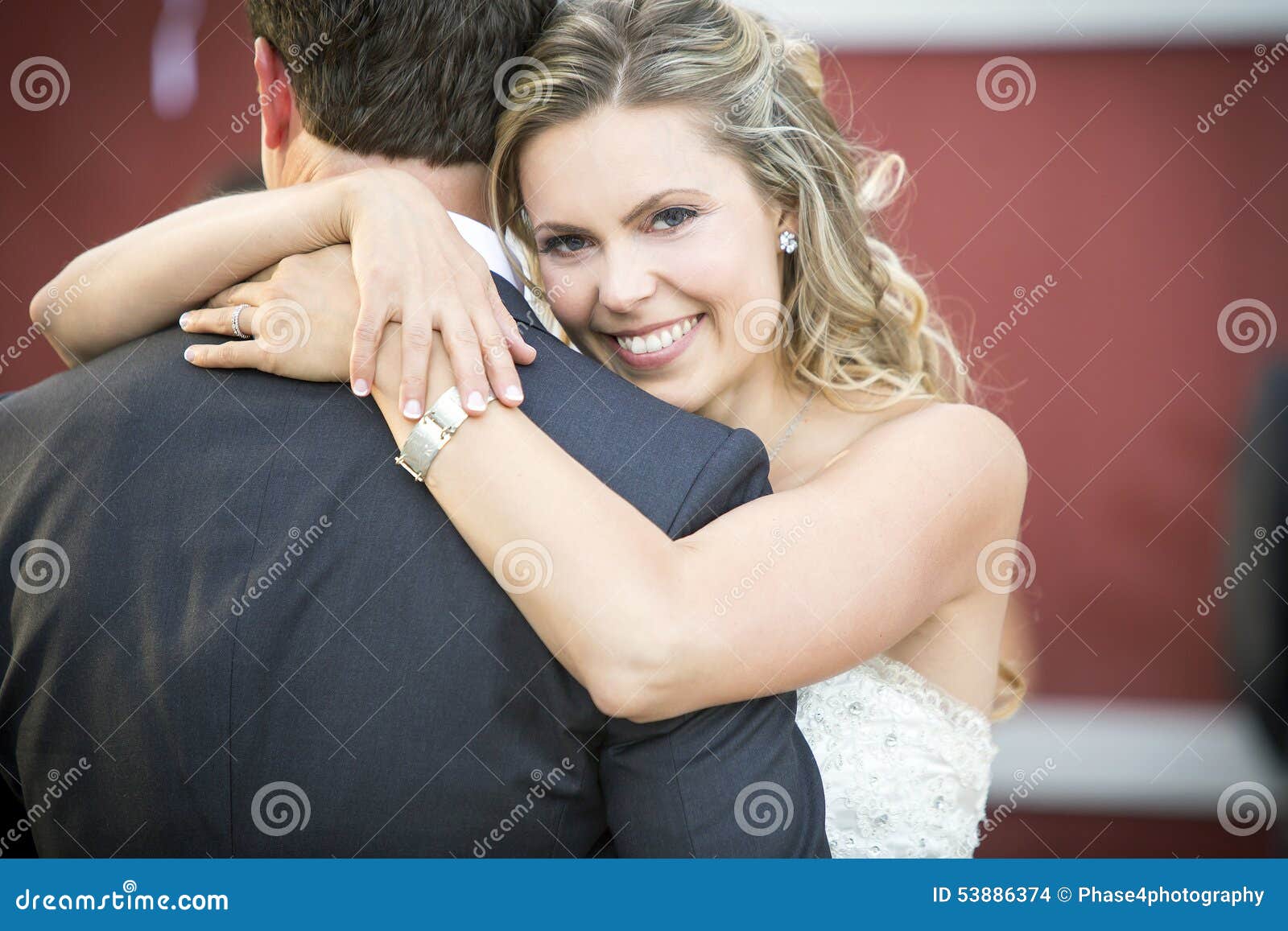 Loving newlyweds stock photo. Image of bride, couple - 53886374