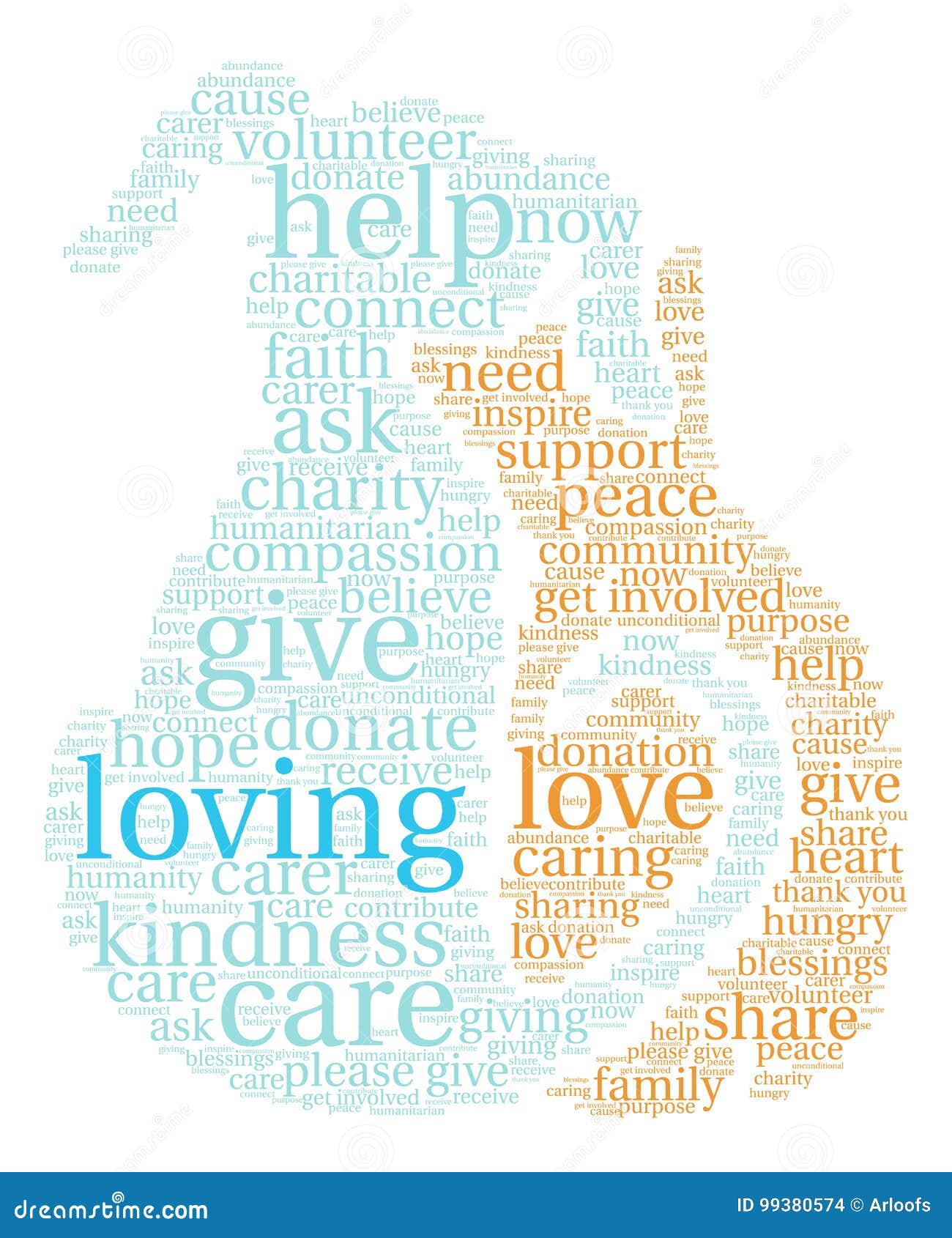 Loving Word Cloud stock vector. Illustration of love - 99380574
