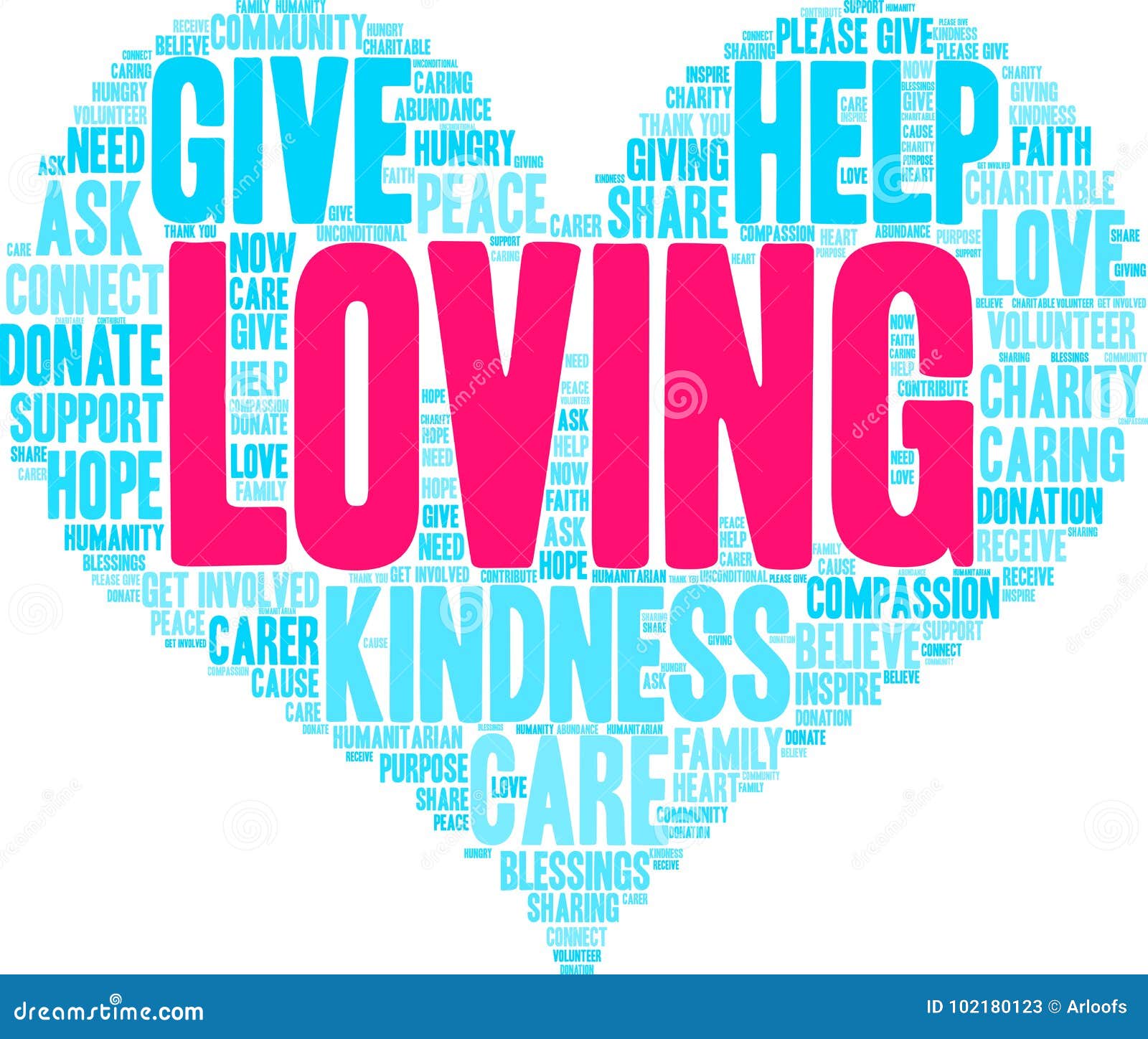 Loving Word Cloud stock illustration. Illustration of love - 102180123
