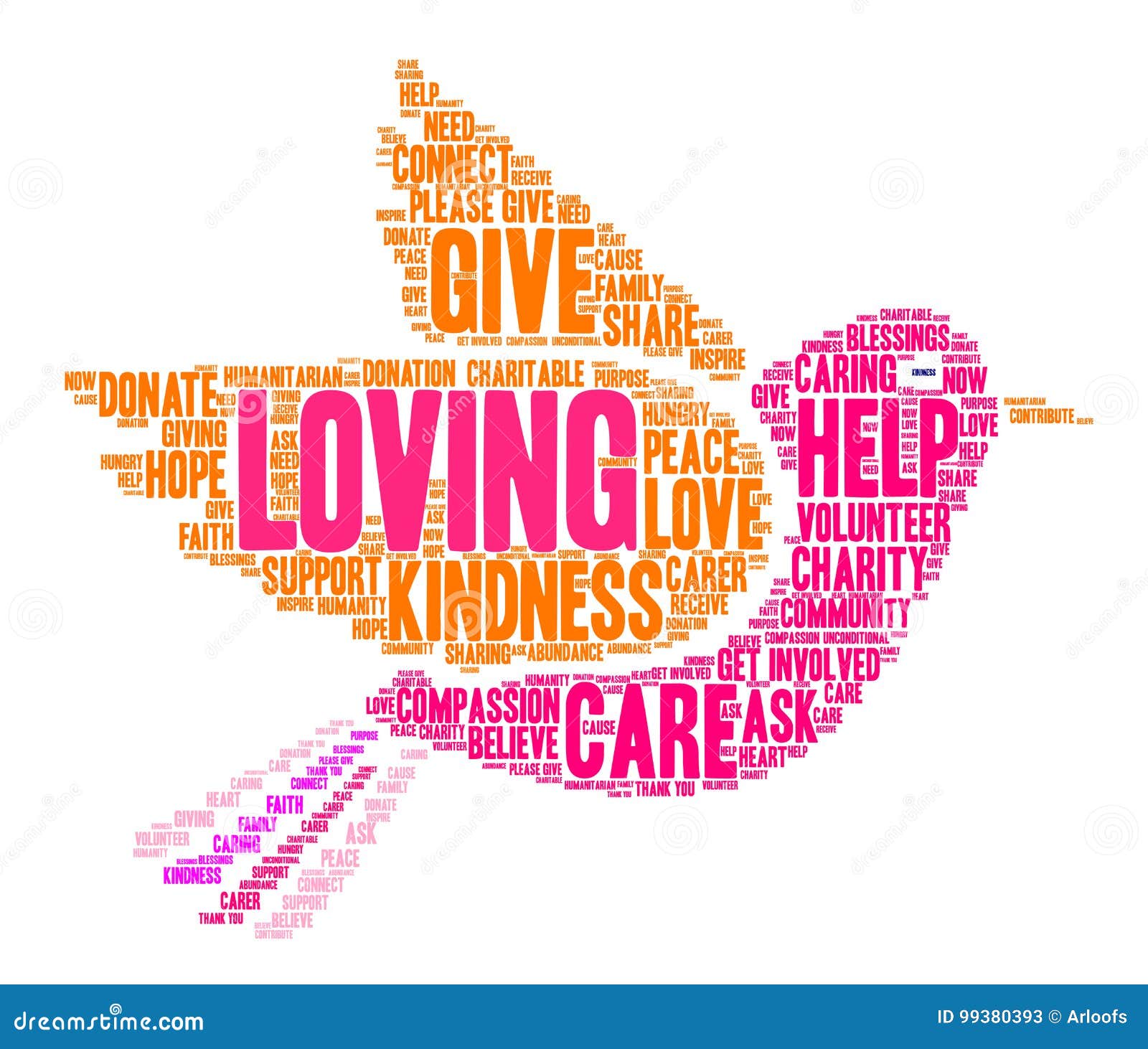 Loving Word Cloud stock vector. Illustration of heart - 99380393