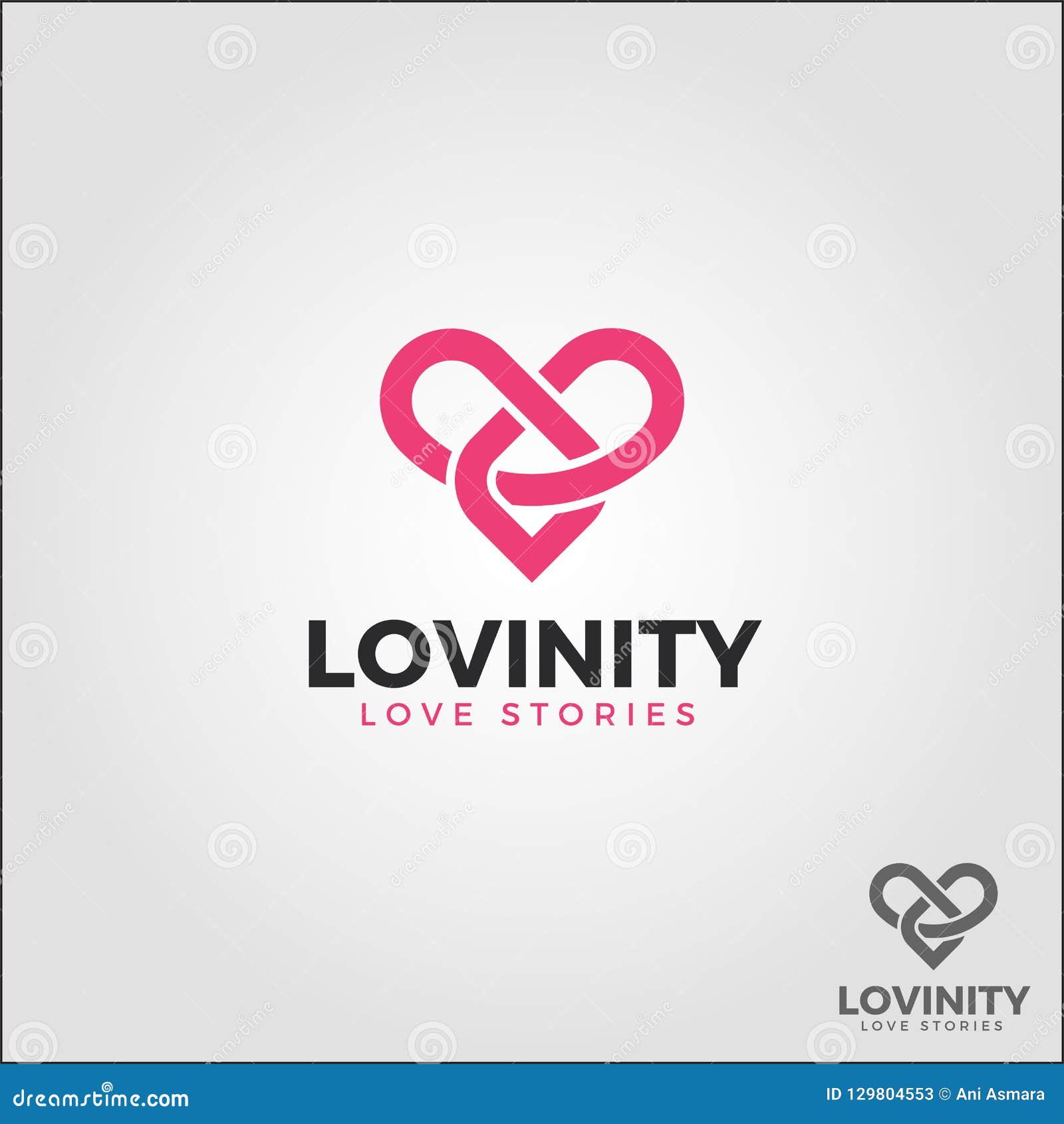 Lovinity / Infinity Love - Eternal Love Logo Stock Vector ...