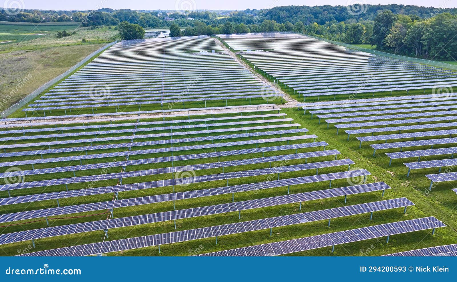 Low Aerial View of Horizontal Solar Panel Rows Editorial Stock Photo ...