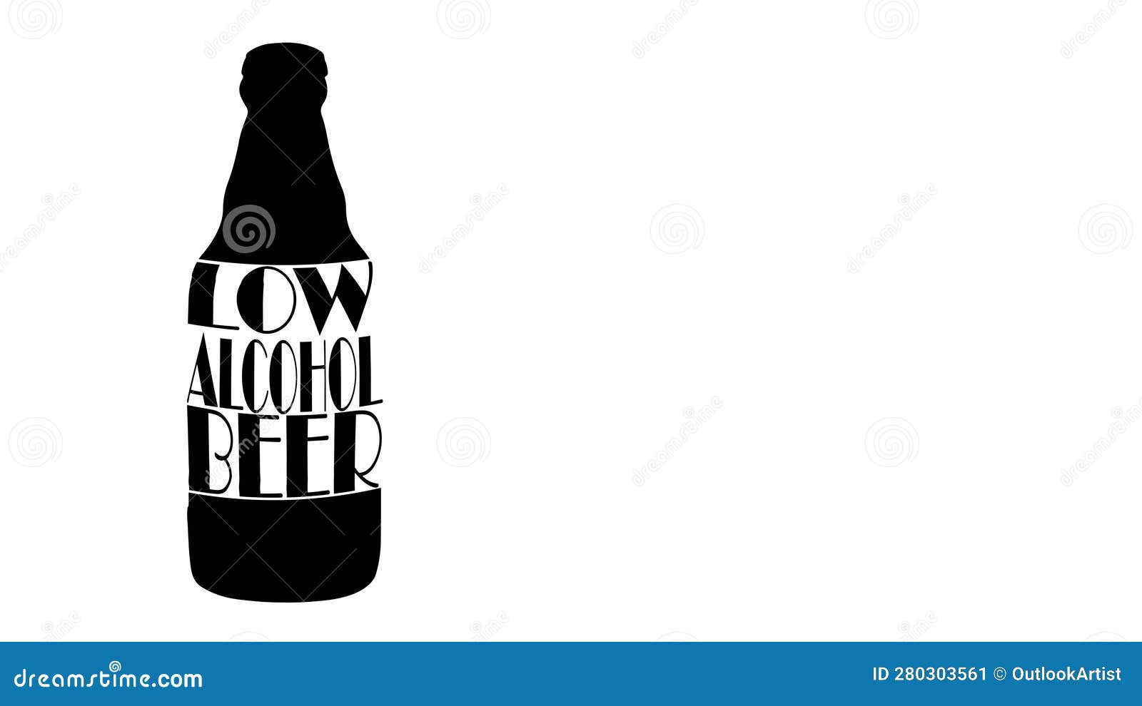 Low-alcohol Beer Typography Stunning Low-Alcohol Beer Illustrations in ...