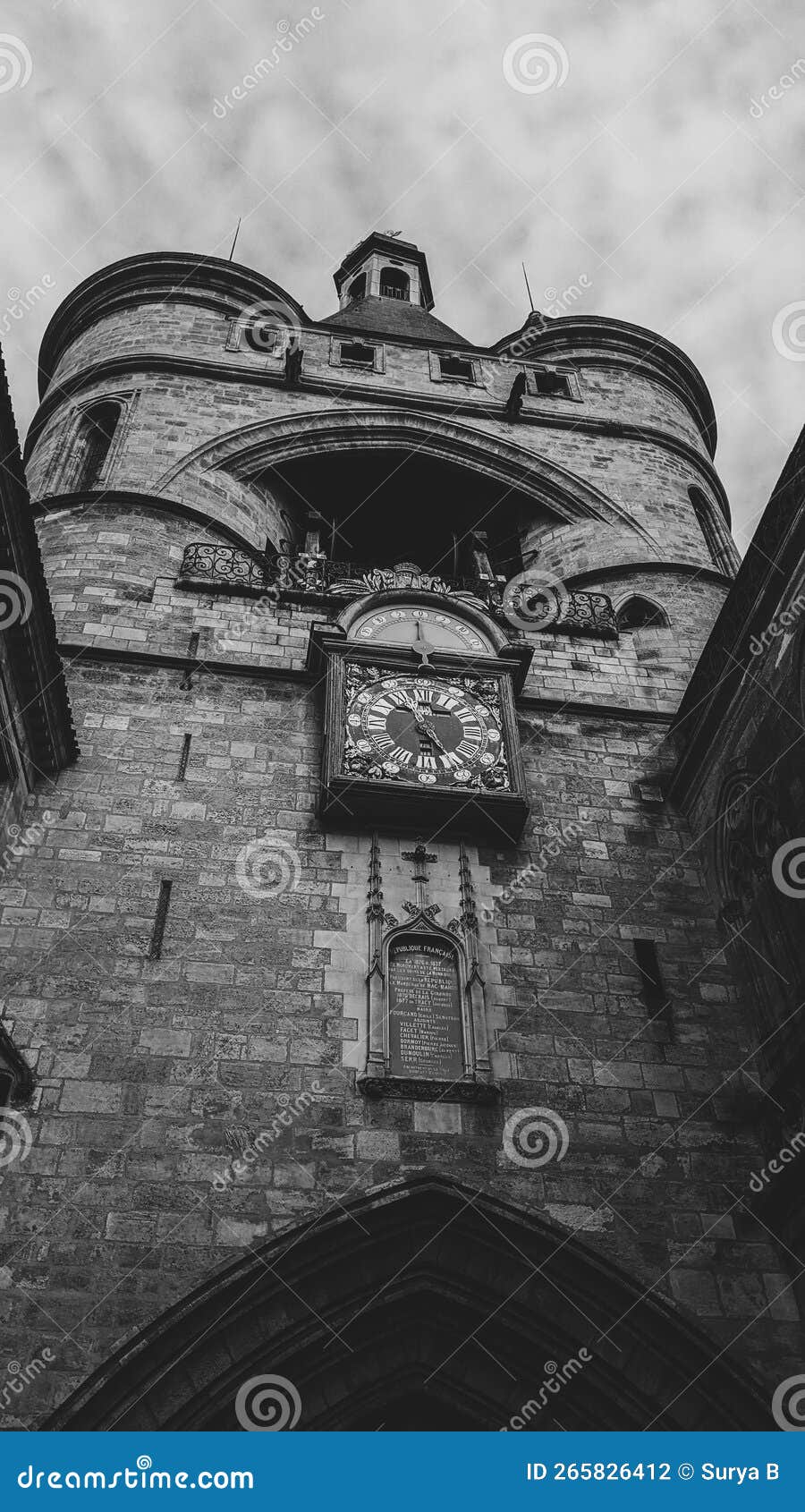 Low Angle Architectural Photography of Big Bell Tower in Bordeaux ...