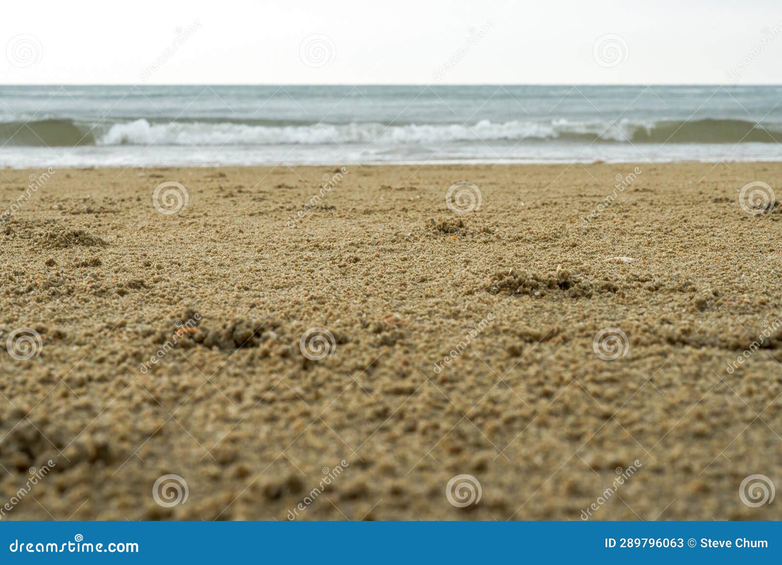 Low Angle Close-up of Beach by the Sea Stock Image - Image of soil ...