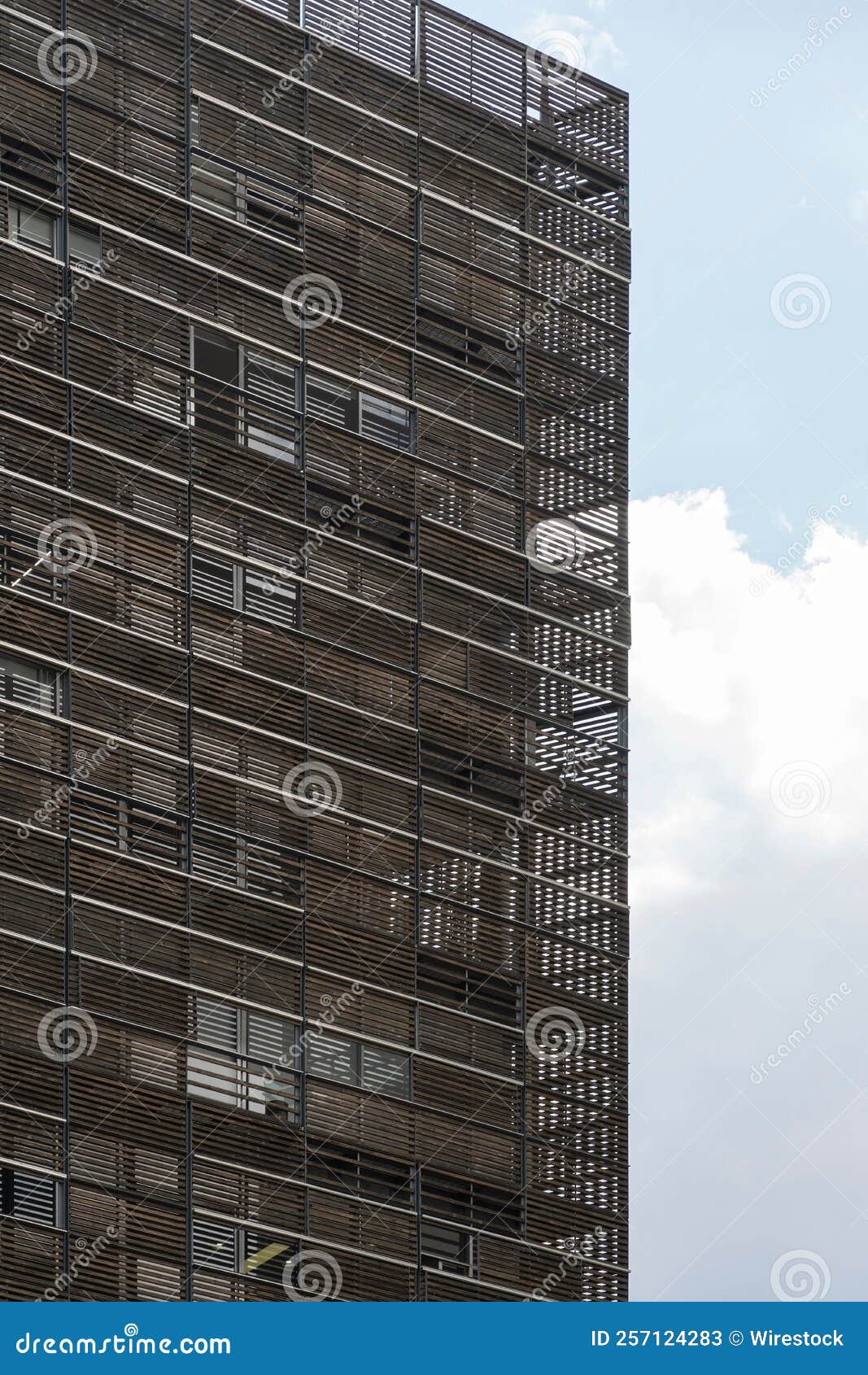 Low Angle of a Corner of a Building for an Architectural Advertisement ...