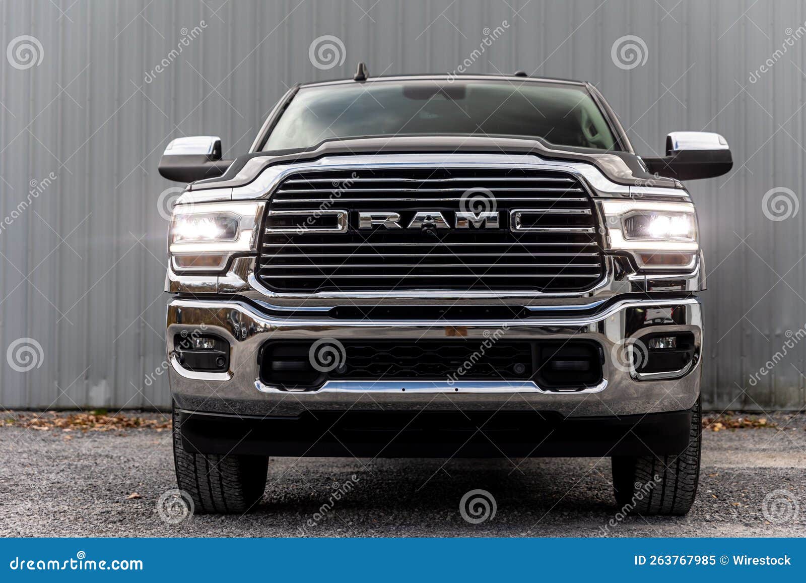 Low Angle Front View of a RAM 2500 Pickup Truck Editorial Image - Image ...