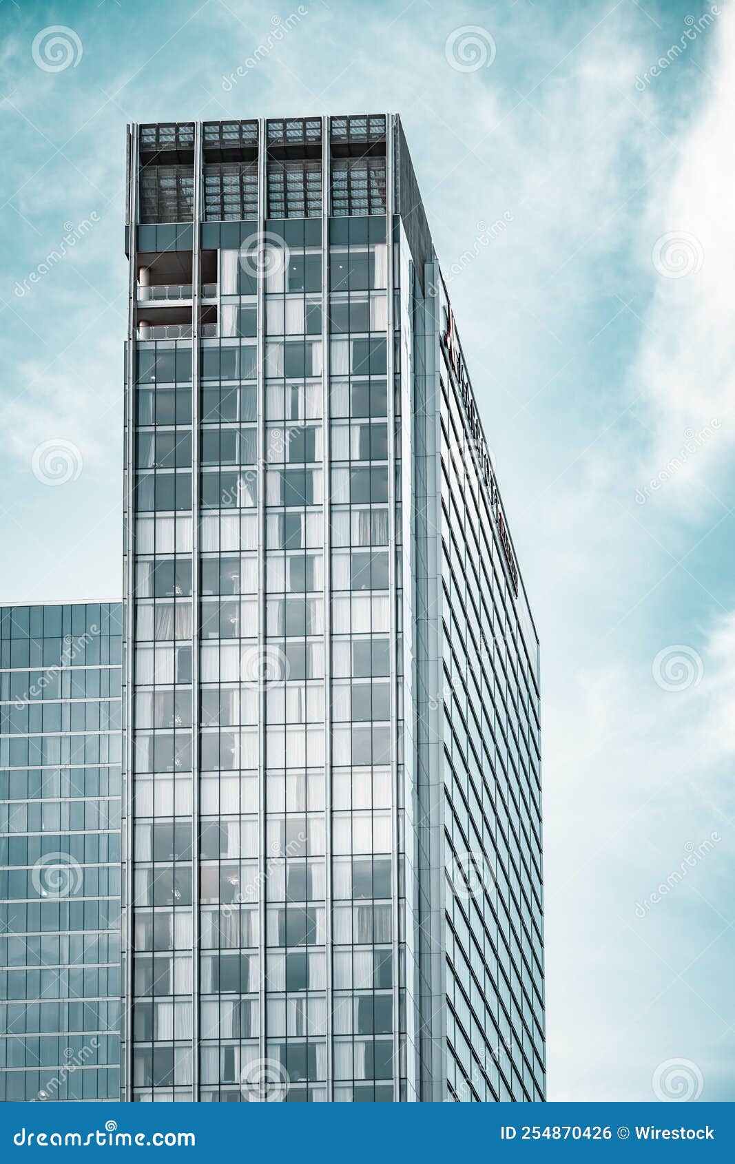 Low Angle of a Modern Skyscraper Stock Photo - Image of high, tall ...