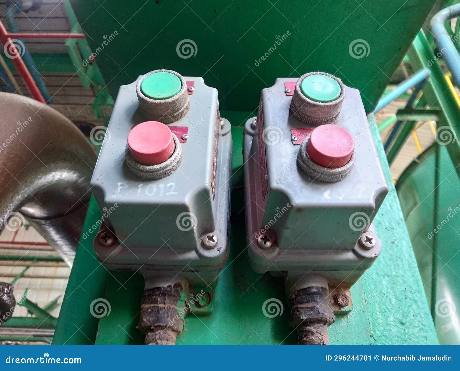 Push button power switch stock image. Image of manufacturing - 296244701