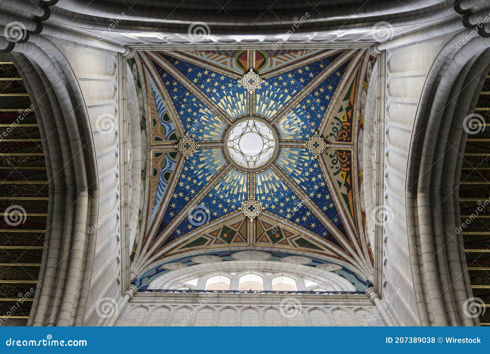 Low Angle Shot of an Ancient Building Ceiling Editorial Stock Photo ...