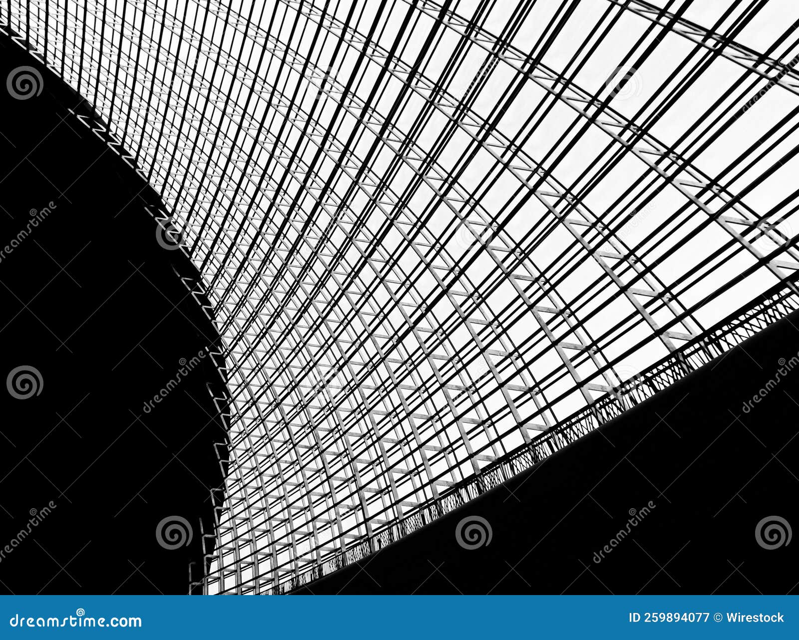 Low Angle Shot of Architectural Roof Building Design, with Modern ...