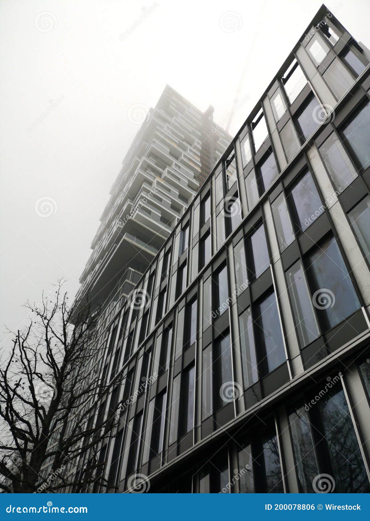 Low Angle Shot of a Building Stock Photo - Image of street, exterior ...