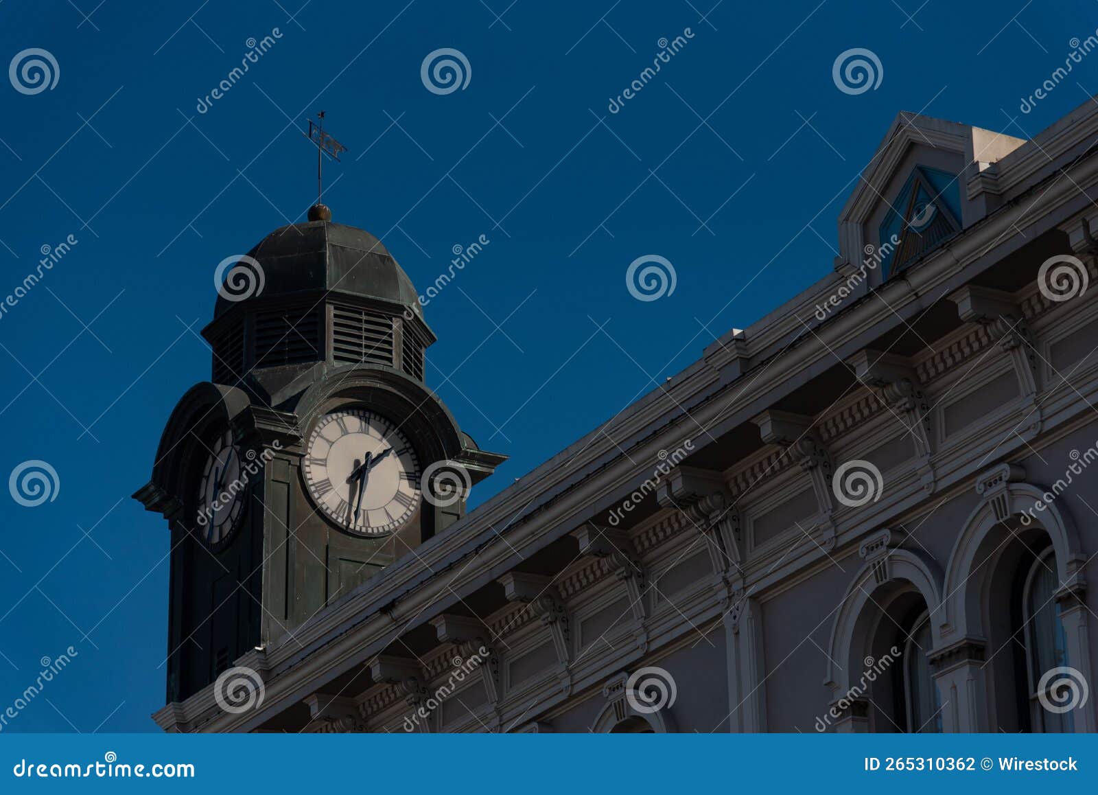 Low Angle Shot of a Clock Tower of a Building Stock Photo - Image of ...