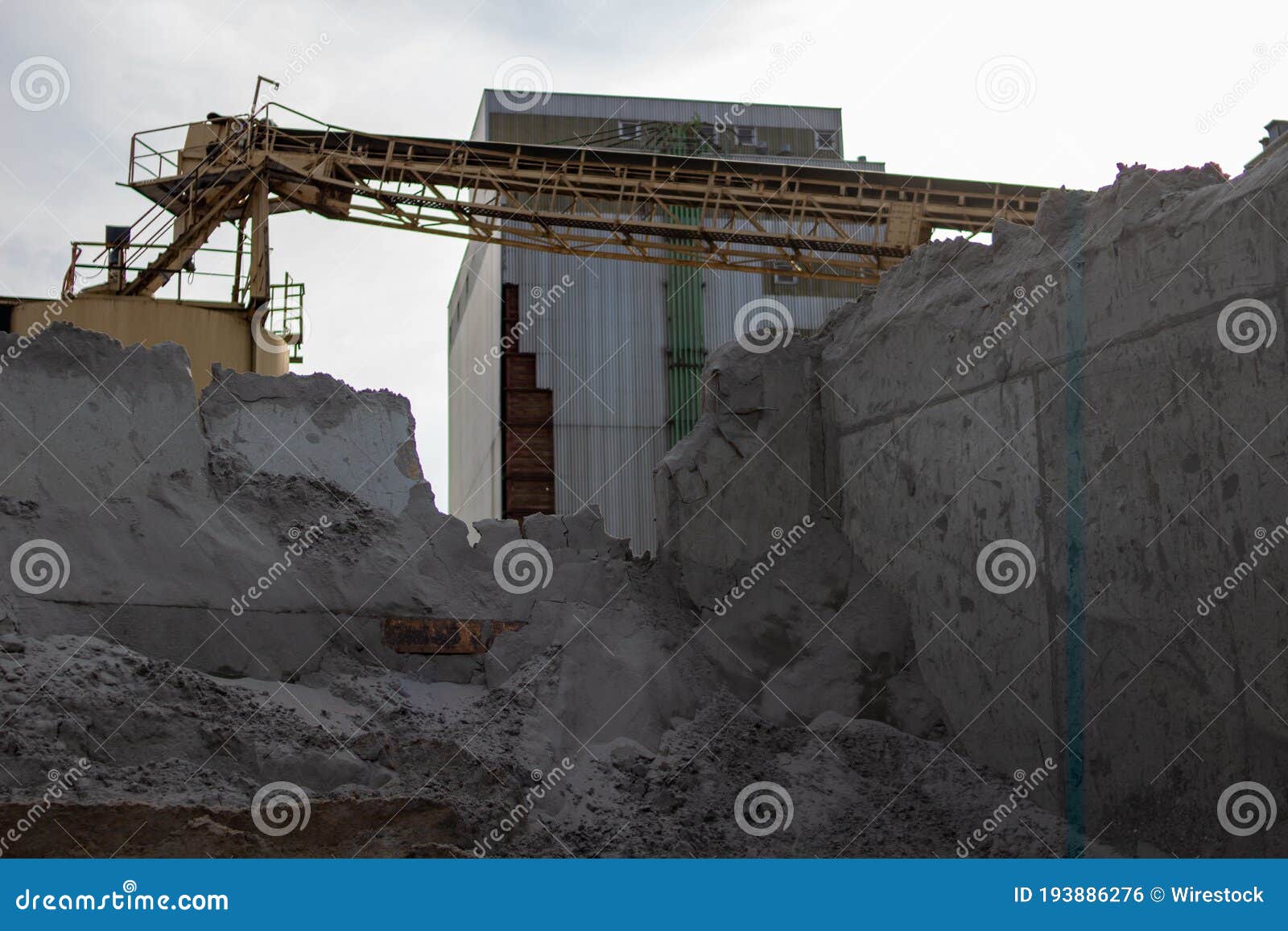 Low Angle Shot of Extraction of Marble with a Crane Stock Photo - Image ...