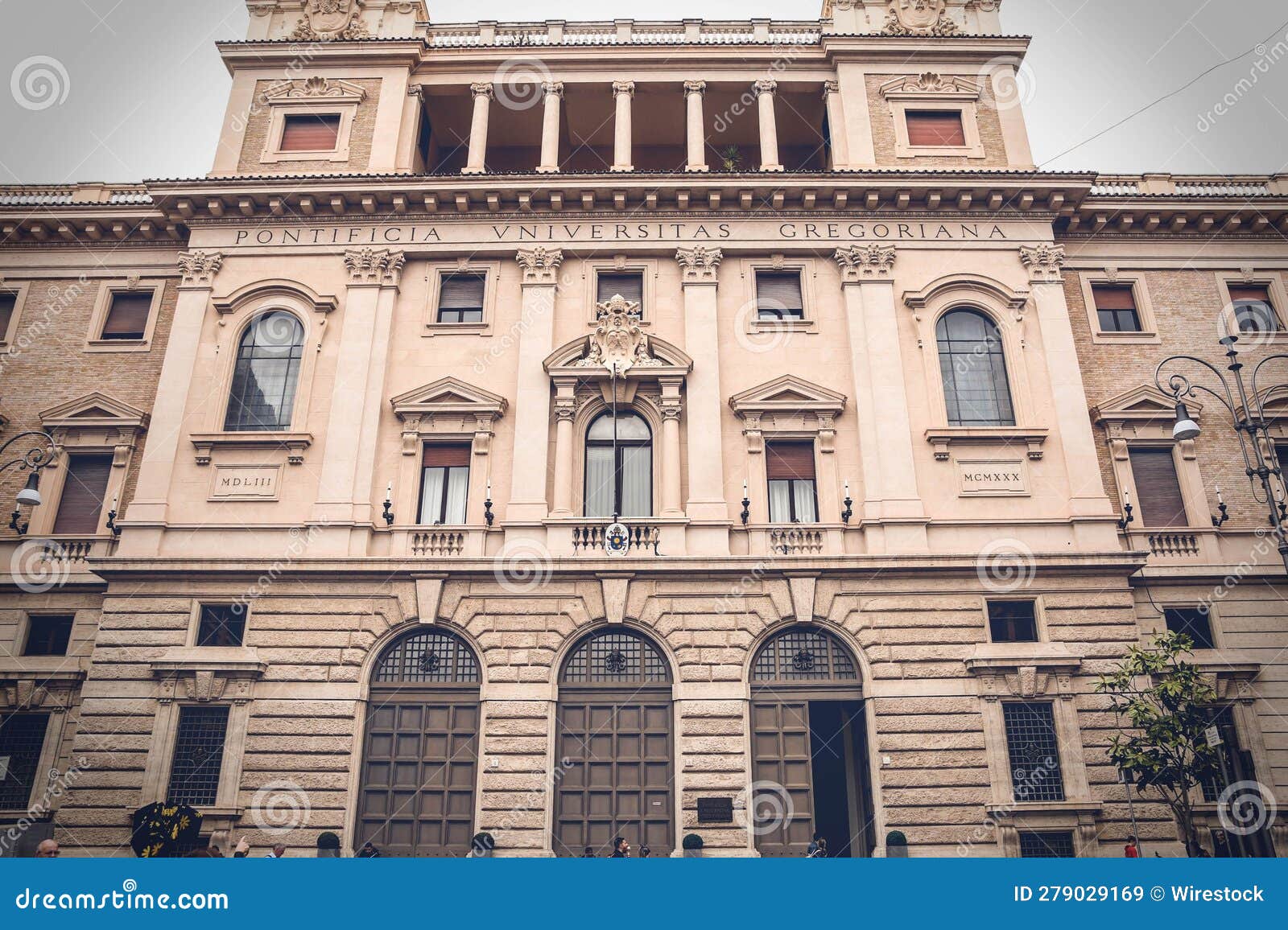 Low-angle Shot of the Facade of the Building of Pontifical Gregorian ...