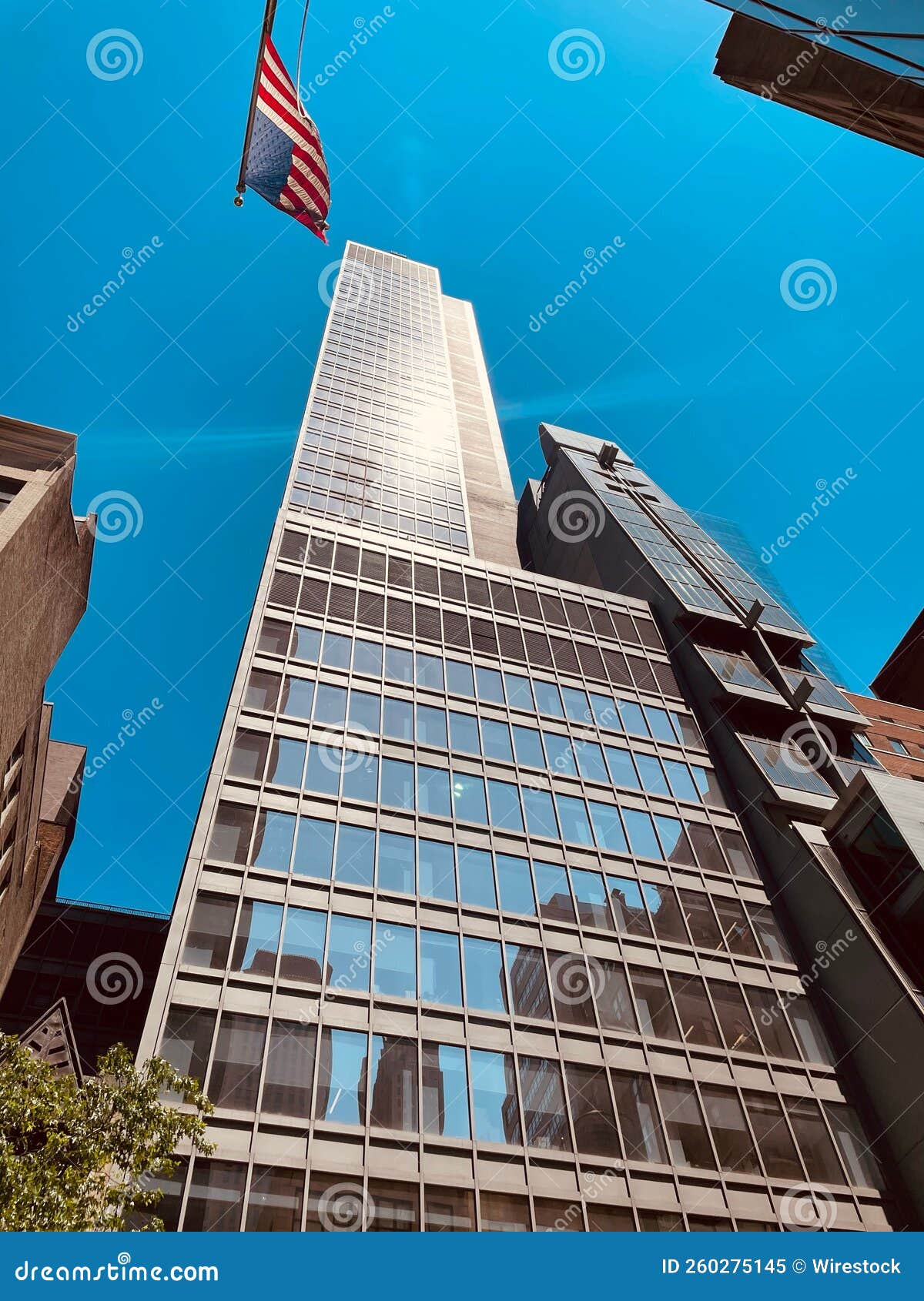 Low Angle Shot of High-rise Buildings in NYC Editorial Image - Image of ...