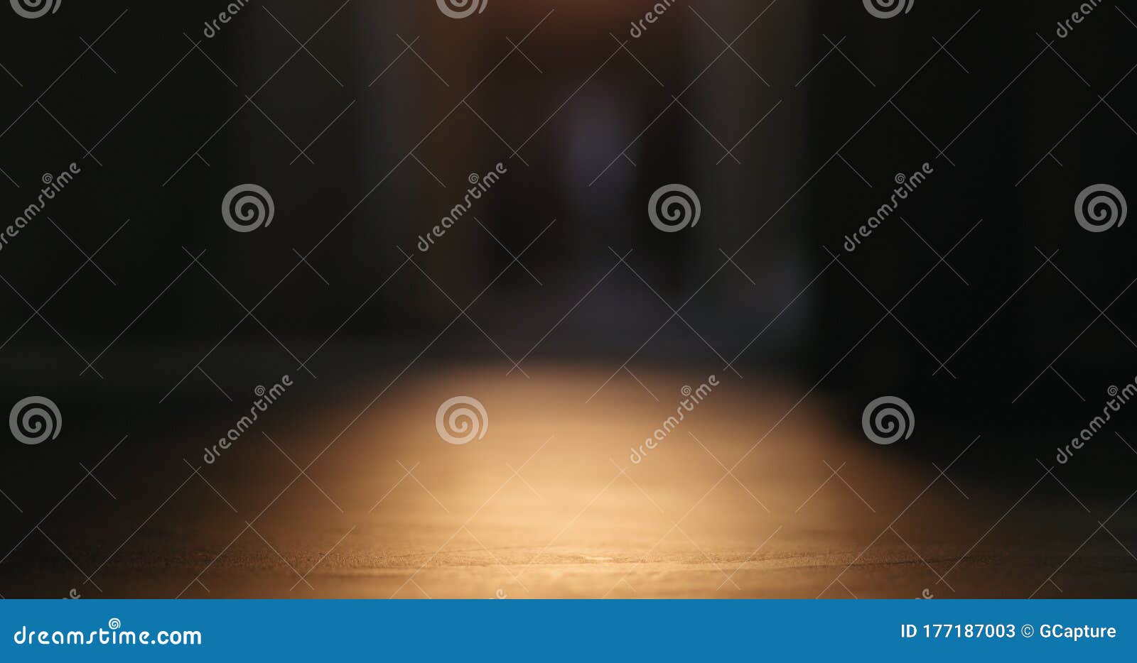 Low Angle Shot of Interior with Sunset Light Stock Image - Image of ...